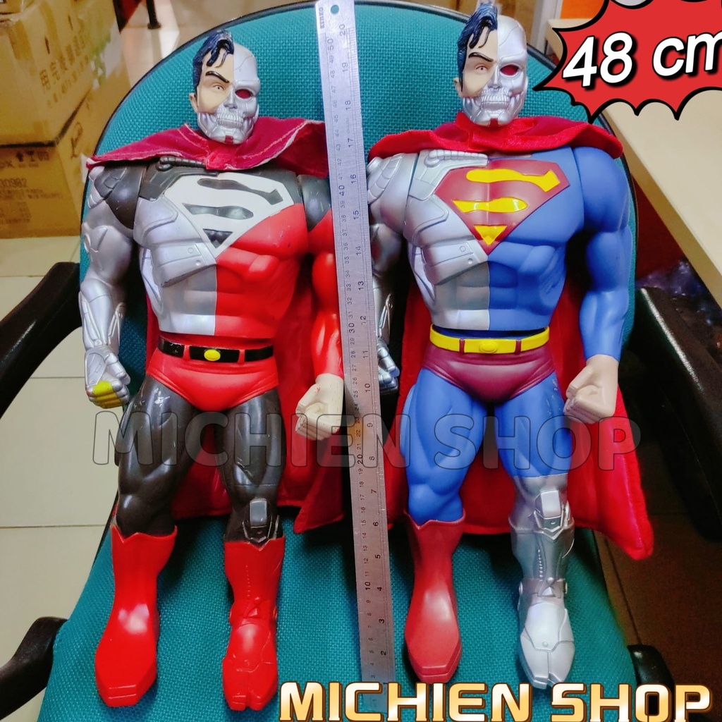Jual MAINAN ACTION FIGURE DC UNIVERS SUPERMAN CYBROG DCUC | Shopee ...