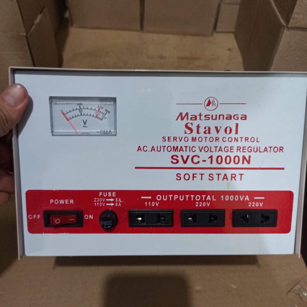 Jual matsunaga stavol 1000VA / stabillizer 1000watt | Shopee Indonesia