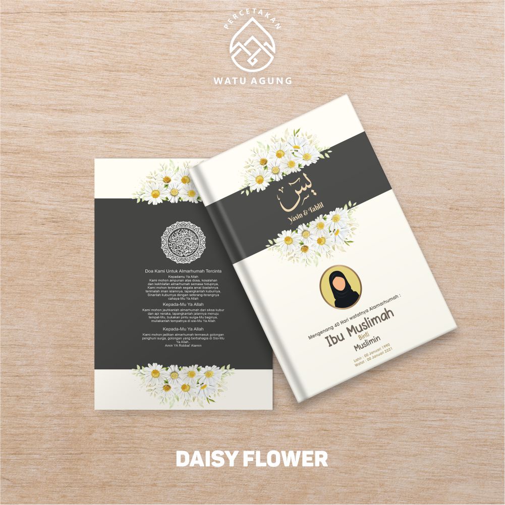 Jual Buku Yasin Softcover Desain Terbaru Floral Kekinian! Gratis Desain ...