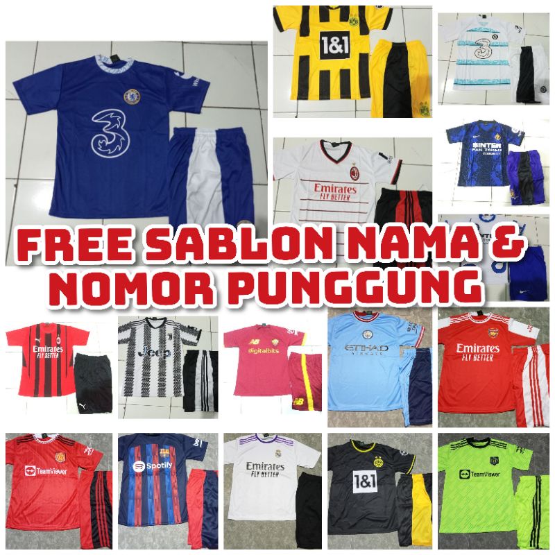 Jual OBRAL setelan baju bola anak anak 10-14th ABG remaja jersey kaos ... Jual OBRAL setelan baju bola anak anak 10-14th ABG remaja jersey kaos ...