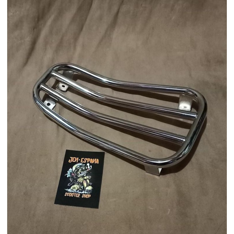 Jual luggage carrier rack floor vespa sprint dan primavera / aksesoris ...