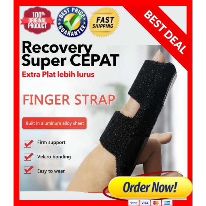 Jual PELINDUNG JARI CIDERA Jari Patah - finger splint / finger fracture ...