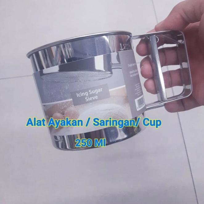 Jual Alat Ayakan Tepung/ Gula Halus/ Dll/ Cup 250 Ml | Shopee Indonesia
