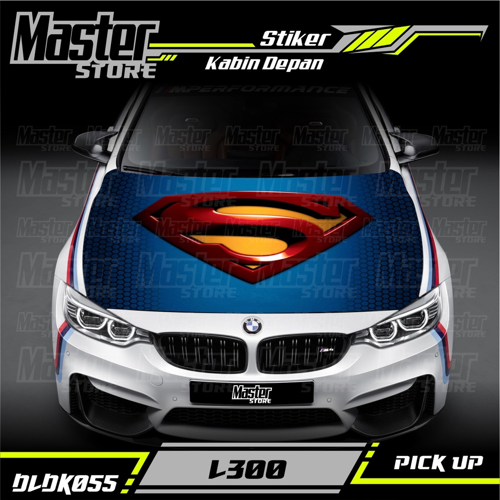Jual Stiker Decal Kap All Mobil SUPERMAN Custom Bisa Request Foto, Dll ...