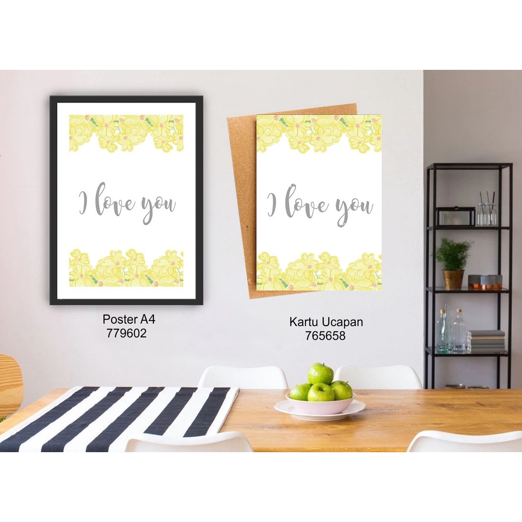 Jual Paperplus / Poster / Kartu Ucapan Love / Valentine / AMZ / 2203 ...