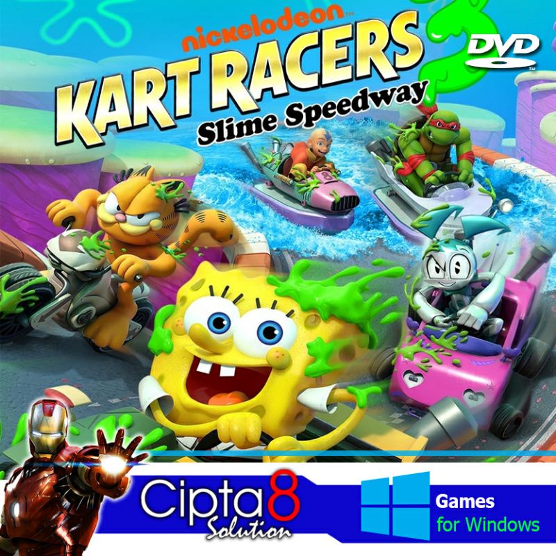 Jual NICKELODEON KART RACERS 3 SLIME SPEEDWAY TURBO EDITION - GAME PC ...