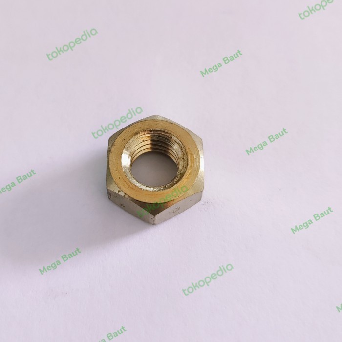Jual Hex Nut M12 Brass / Kuningan | Shopee Indonesia