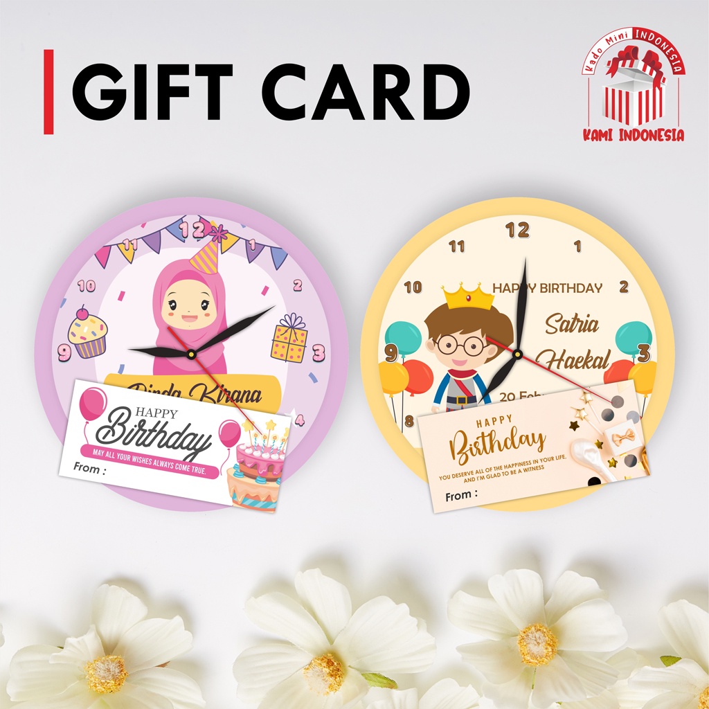 Jual KARTU UCAPAN ULANG TAHUN BIRTHDAY GIFT CARD ULTAH - WAJIB ORDER ...
