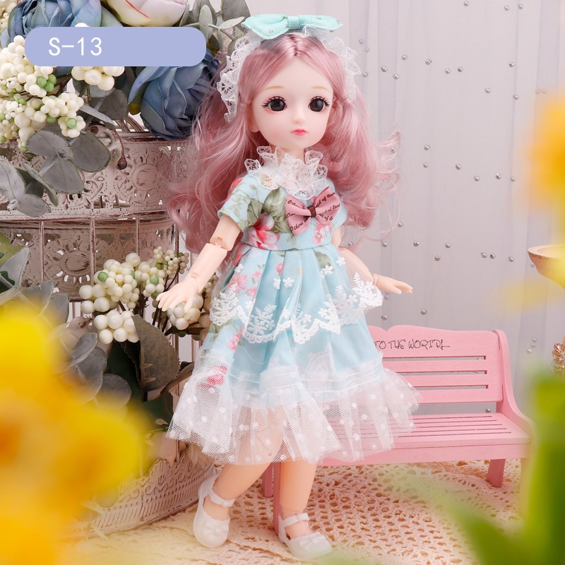 Jual FAVO Mainan Anak Boneka Seri (S U) BJD Doll 30cm Cute DIY Girls ...