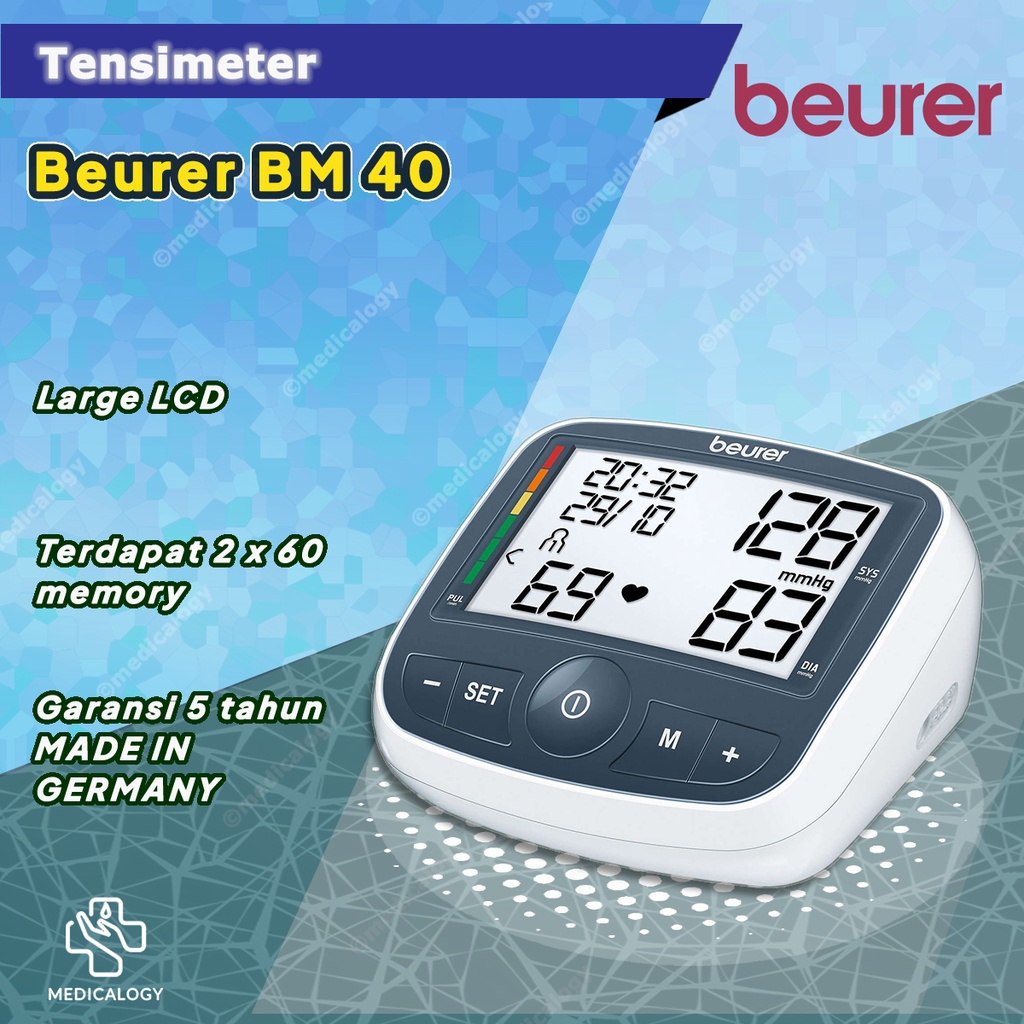 Jual Beurer BM 40 Tensimeter Digital Alat Ukur Tekanan Darah | Shopee Indonesia