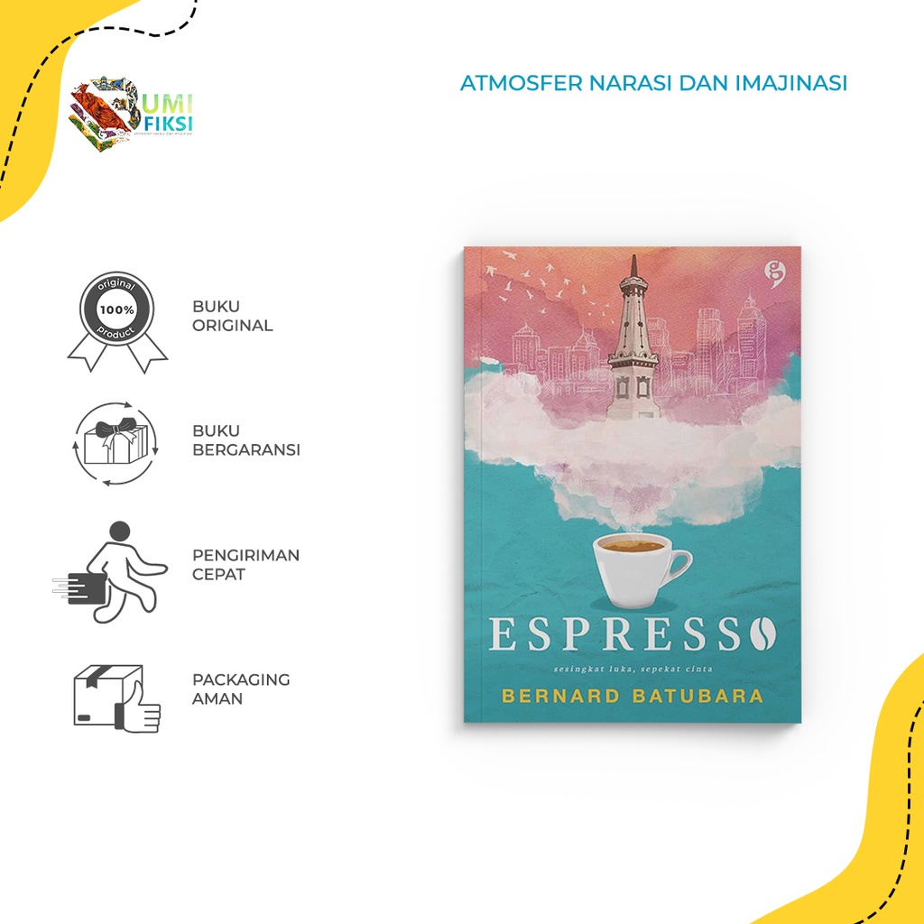 Jual Buku Novel - Espresso - Bernard Batubara - Penerbit Gagas Media ...