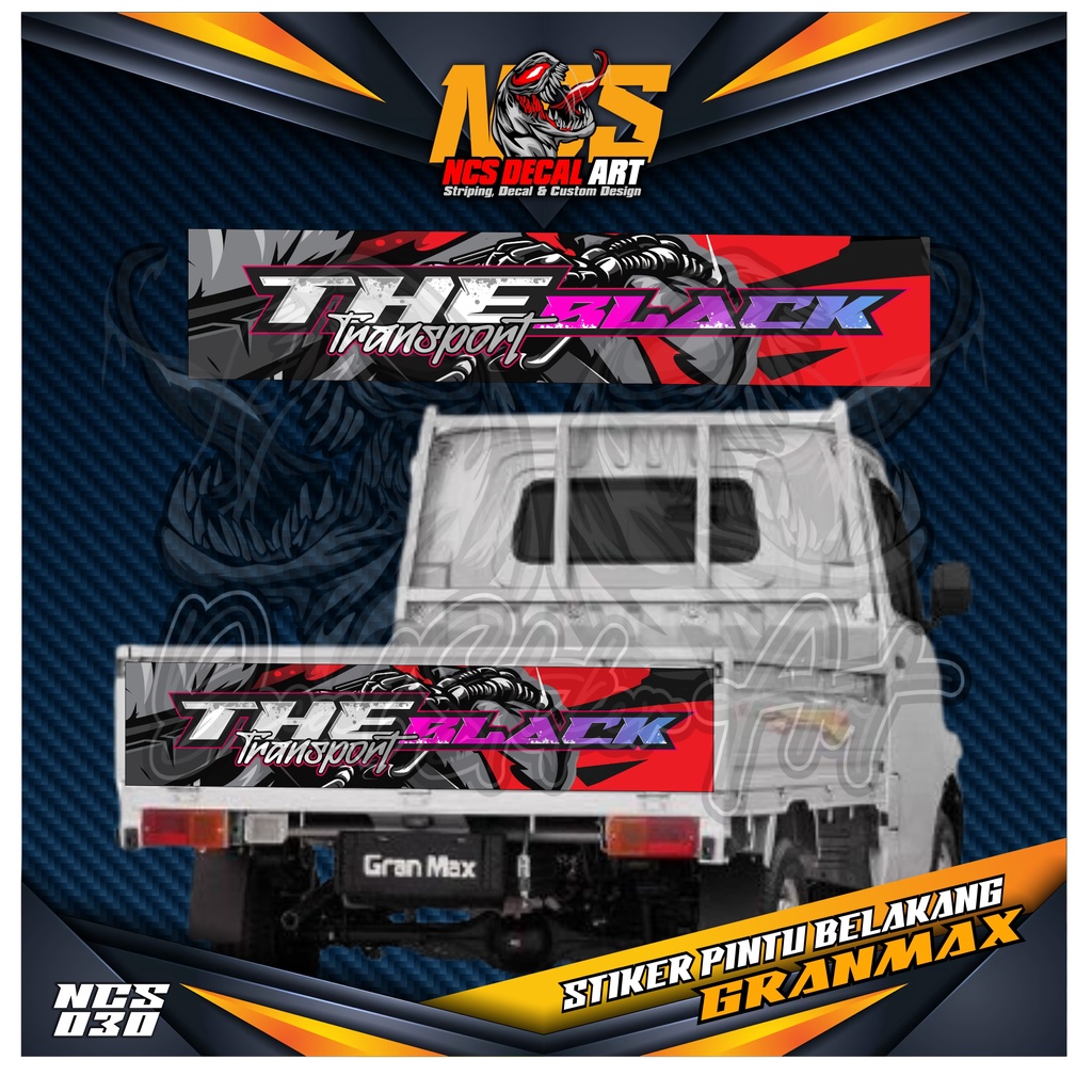 Jual Stiker Decal Pintu Bak Belakang All Pick Up GRAN MAX,L300 ...