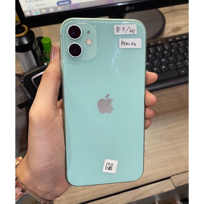 Jual iPhone 11 green internal 64GB | Shopee Indonesia