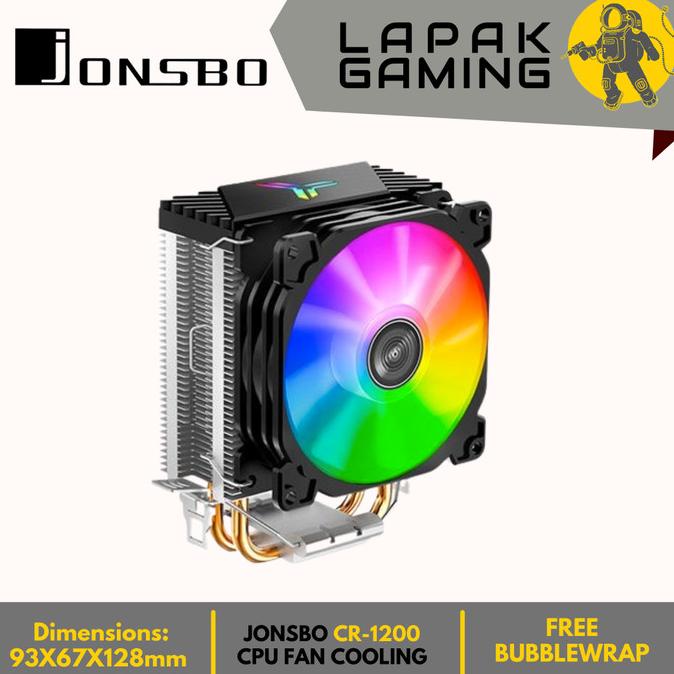 Jual Jonsbo Cr-1200 Cpu Fan Cooling Rgb / Hsf Cooler Rgb | Shopee Indonesia
