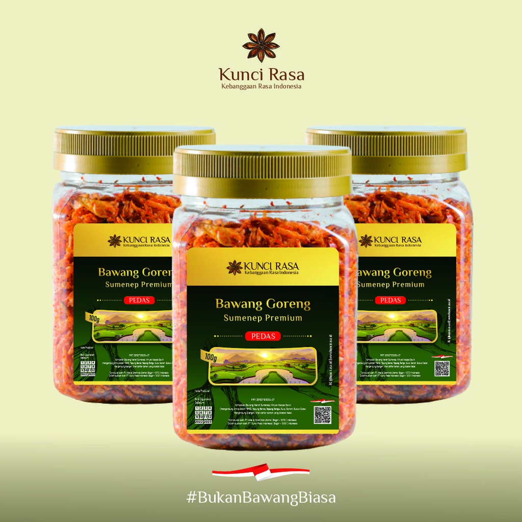 Jual Makanan Ringan Pedas Bawang Goreng Asli Sumenep Kunci Rasa PEDAS ...