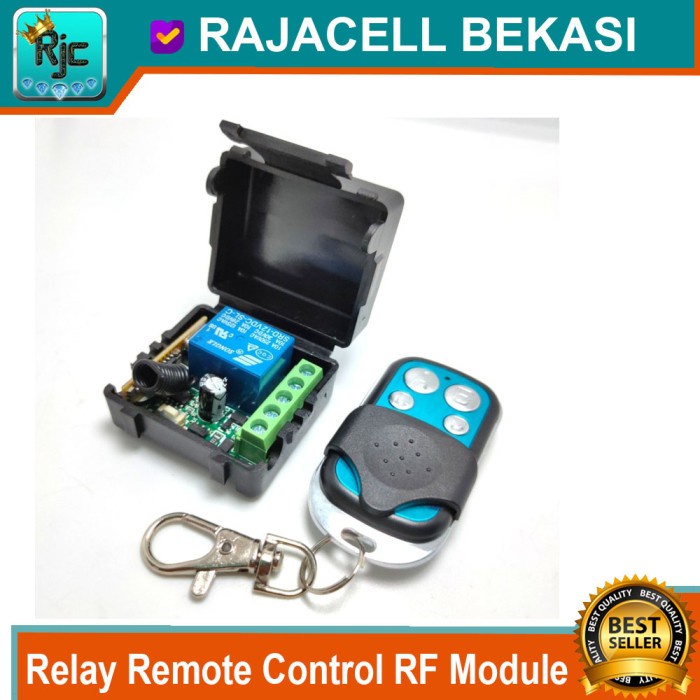 Jual Relay Remote Control RF Module 433Mhz 315Mhz 12V Bisa 7 Mode ...