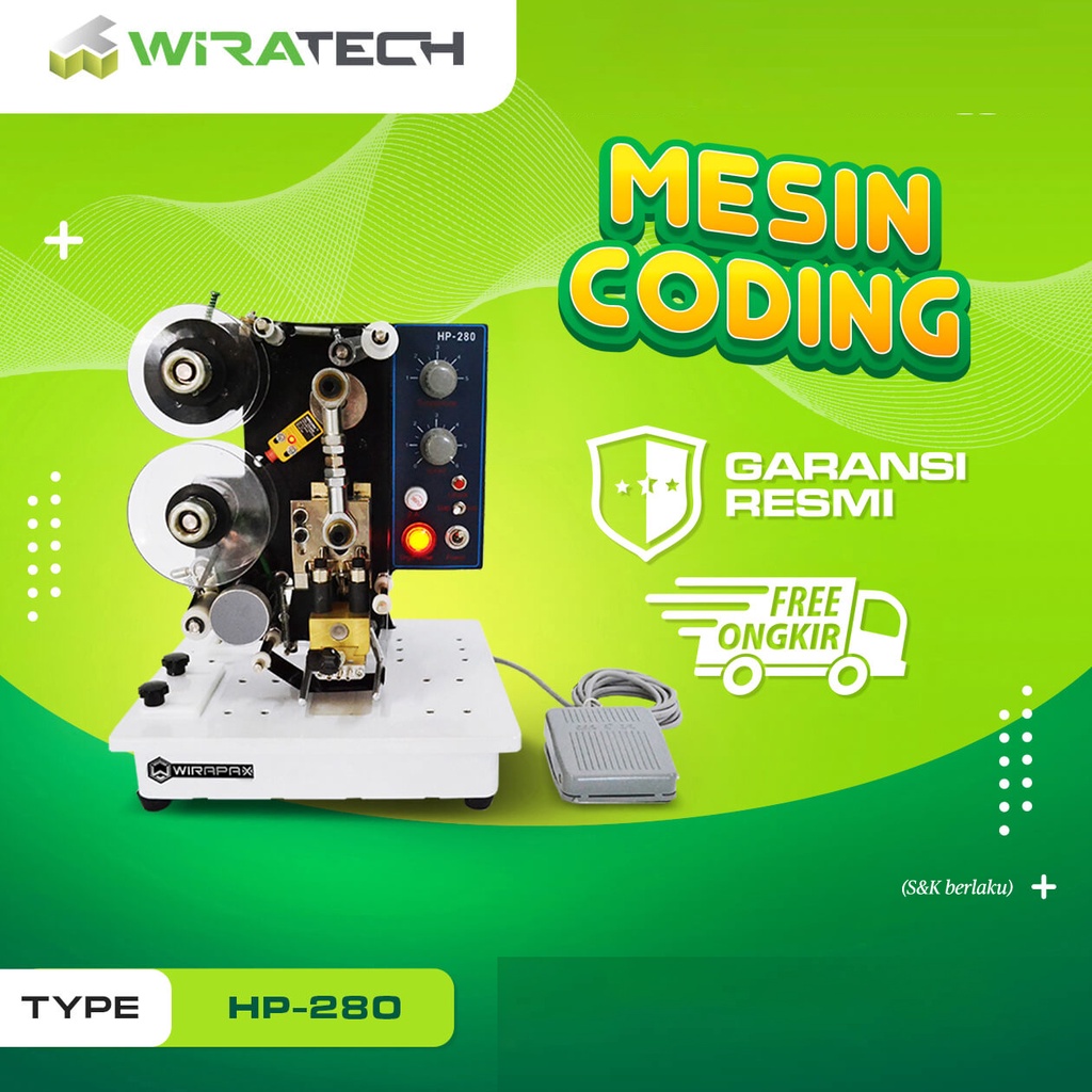 Jual Mesin Coding Semi-Auto HP-280 - Mesin Cetak Kode | Shopee Indonesia