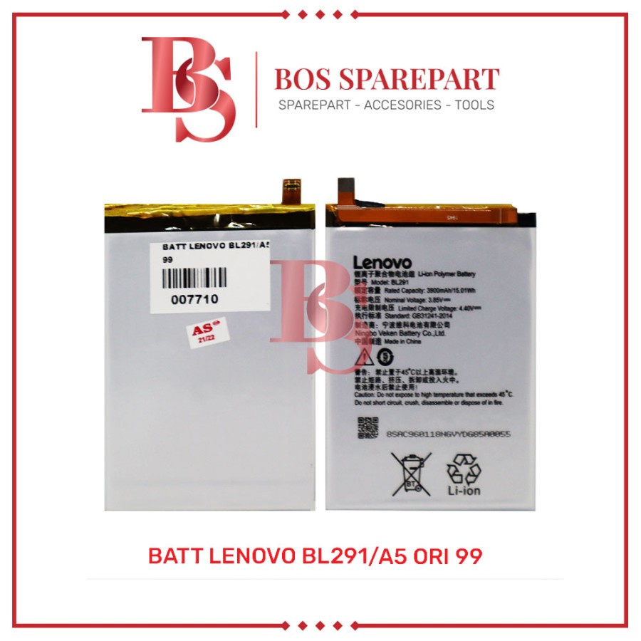 Jual BATTERY LENOVO BL291 / A5 ORI 99 | Shopee Indonesia