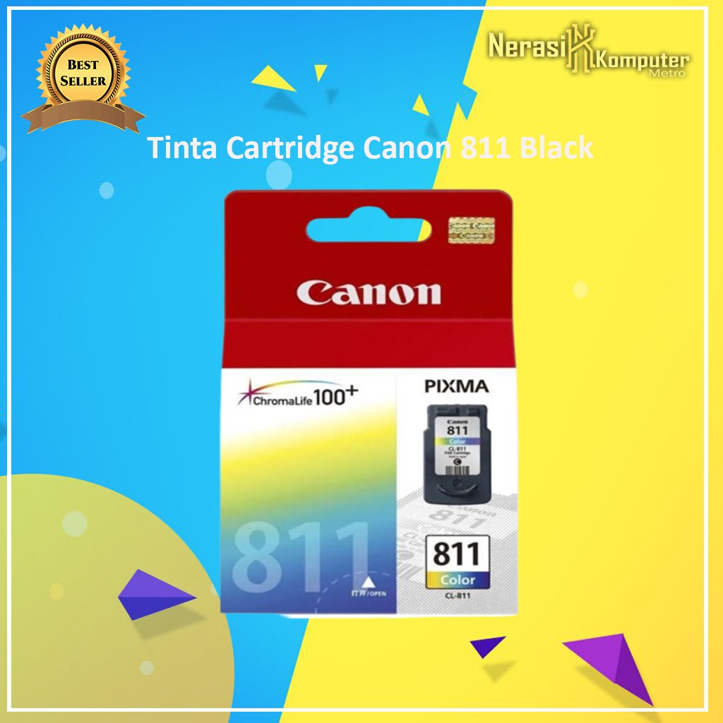 Jual TINTA CANON CL-811 COLOR ORIGINAL | Shopee Indonesia