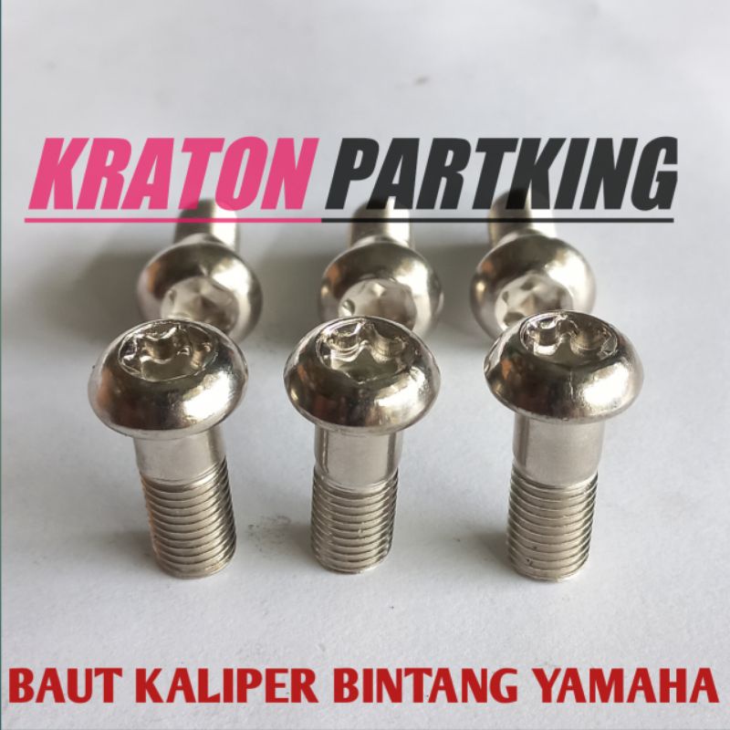 Jual BAUT BINTANG KALIPER CAKRAM PALA BABI YAMAHA RX KING FIZ R VEGA JUPITER SCORPIO MIO XEON ...