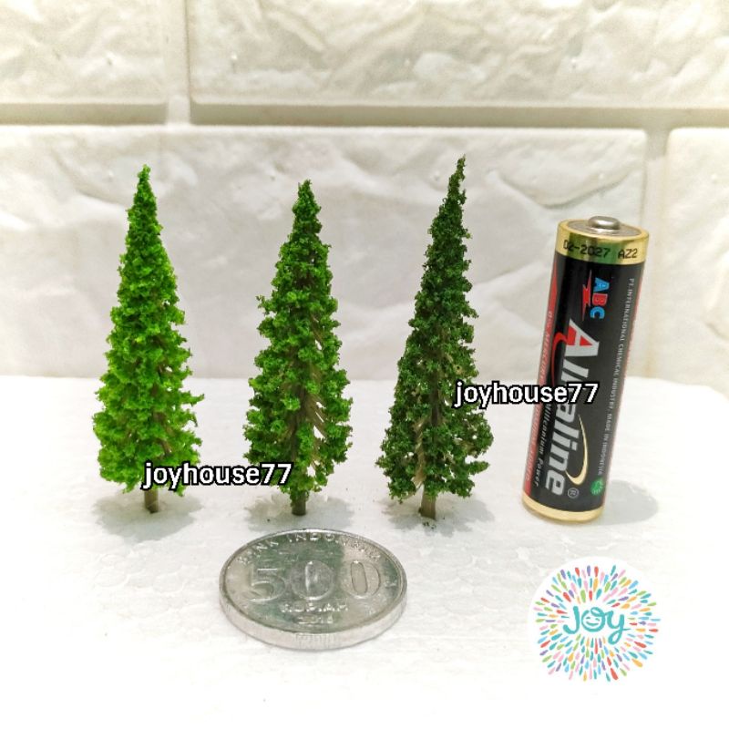 Jual 1pc Miniatur Pohon Cemara Pagoda MINI Skala 1:100 Hijau Bahan ...