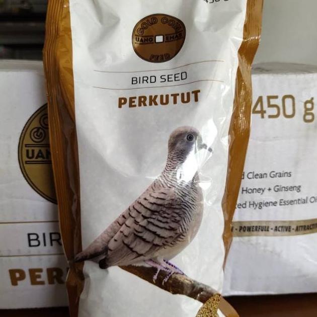 Jual populer] Makanan Burung Perkutut Bird Seed Gold Coin 450 Gram ...