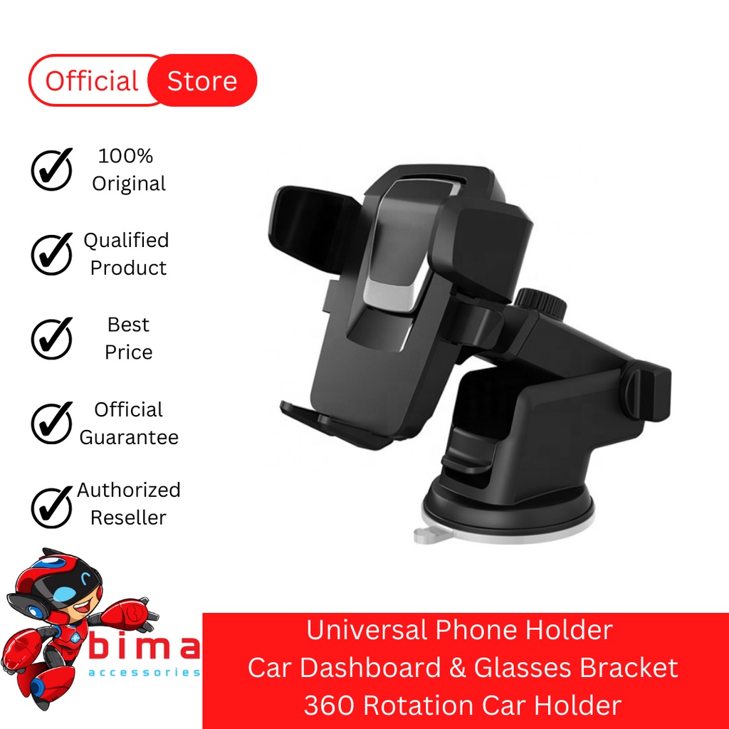 Jual Car Holder Mobil Tempat HP Dudukan Hape di Mobil 360 Derajat ...