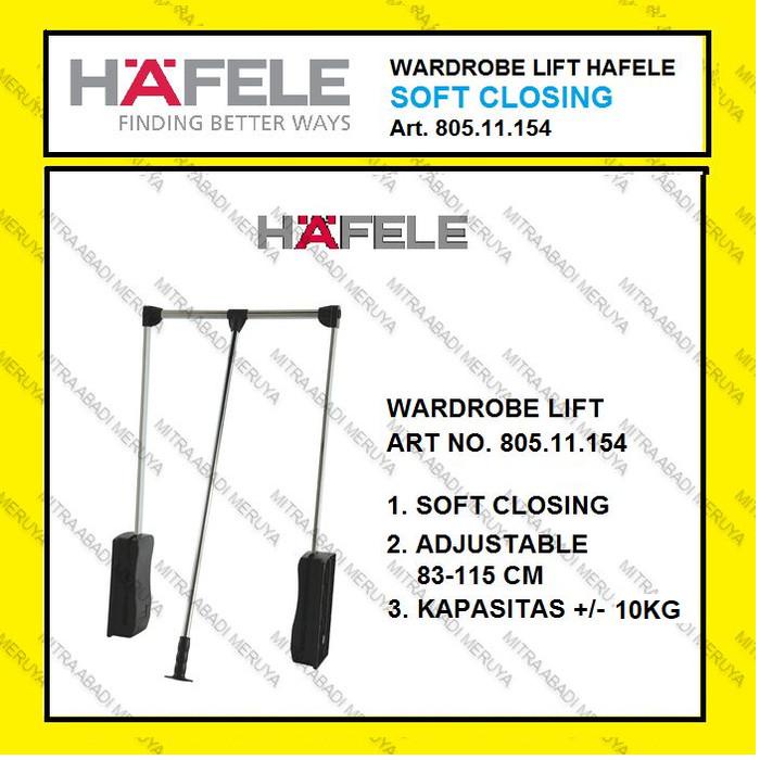 Jual Ambos Lift Wardrobe Lift HAFELE Lift Hanger Gantungan Baju 83-115 ...