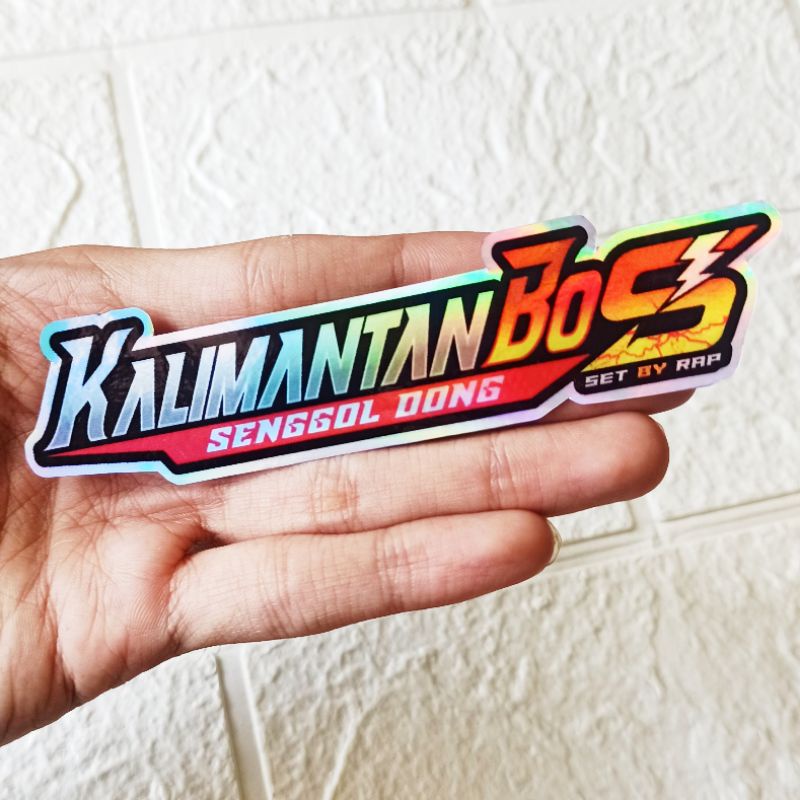 Jual STIKER KALIMANTAN BOS SENGGOL DONG | Shopee Indonesia