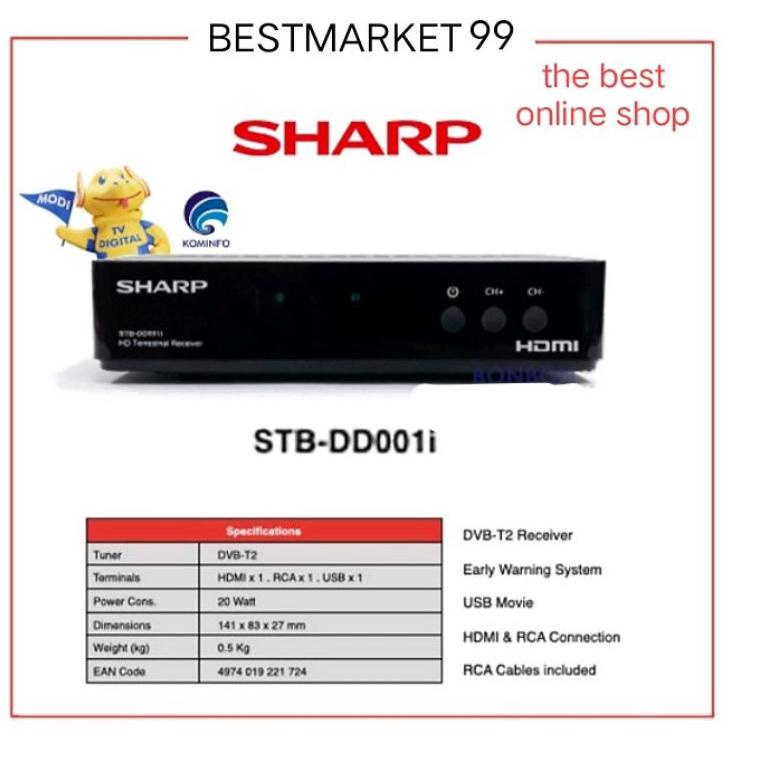 Jual SHARP SET TOP BOX STB DD001i DIGITAL GARANSI RESMI (KODE C7277 ...