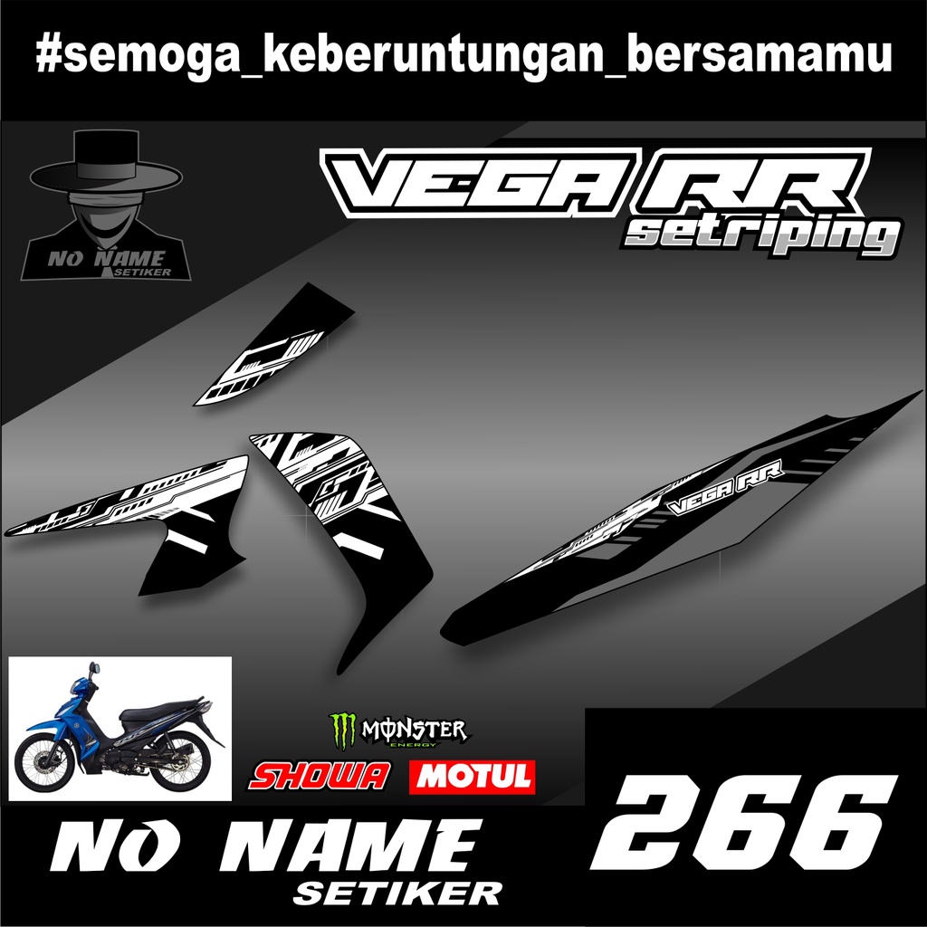 Jual Sticker Striping List Variasi (266) Vega RR - Striping Motor Vega ...