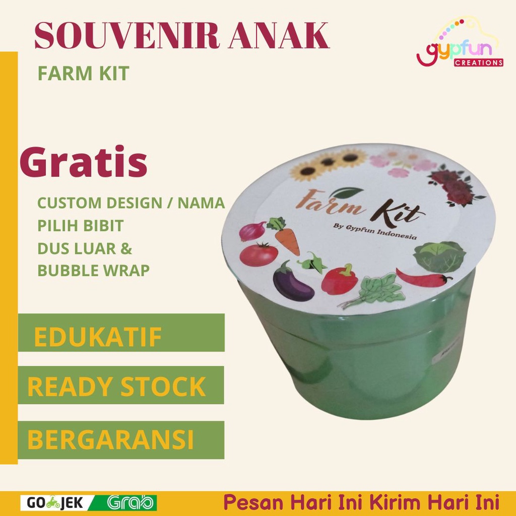 Jual Souvenir Ulang Tahun Anak Hampers Bingkisan Kado Unik Farming Kit ...