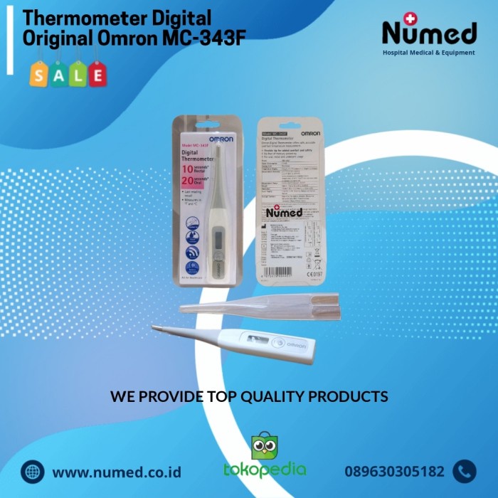 Jual Thermometer Digital Original Omron MC 343F / Termometer Omron | Shopee Indonesia