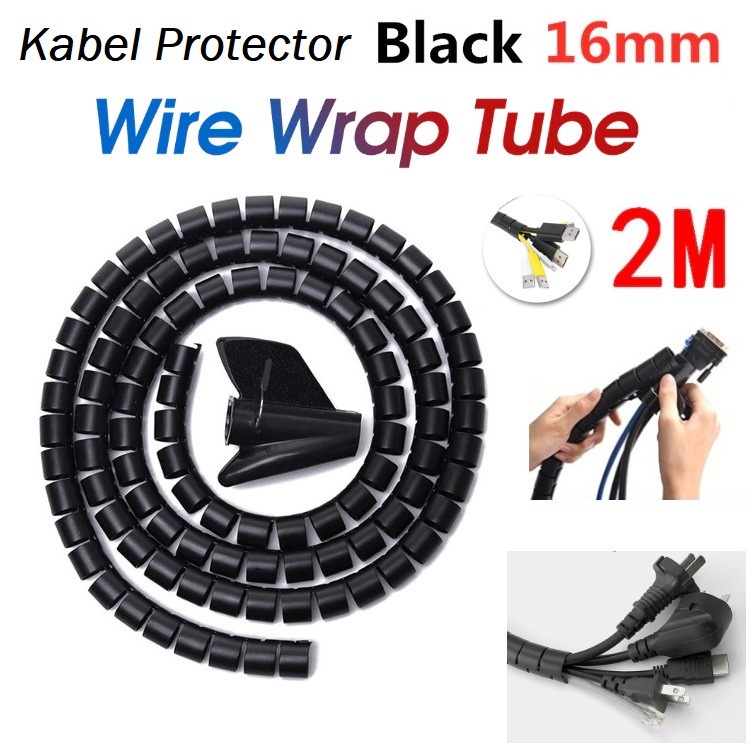 Jual Kabel Duct Spiral Pembungkus Pelindung Wrapping Wrap Bands Rapi ...