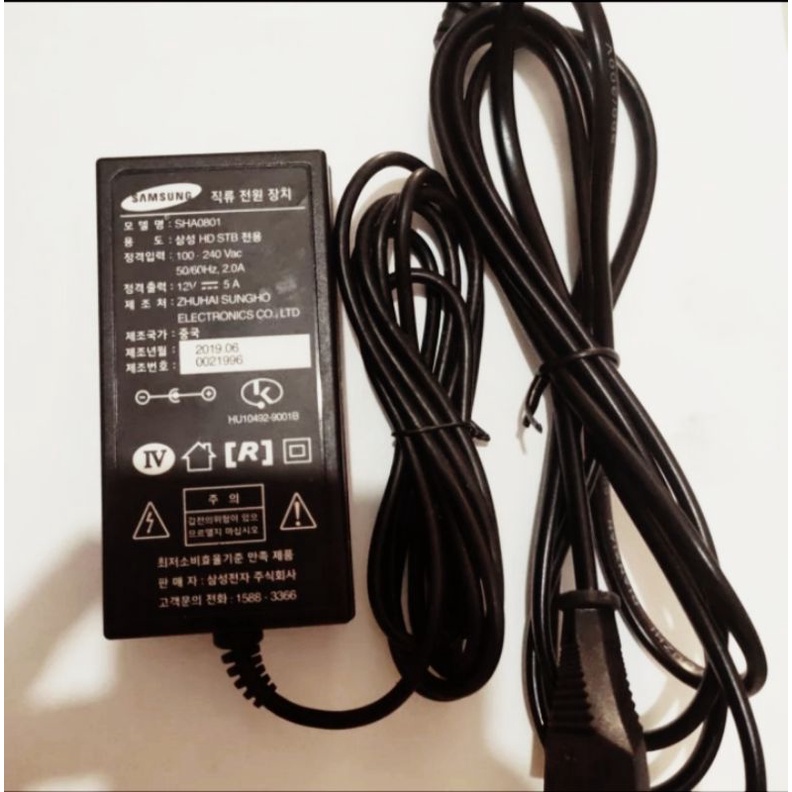 Jual adaptor 5a Samsung Slim, ADAPTOR SAMSUNG 12V 5A KOREA ORIGINAL ...