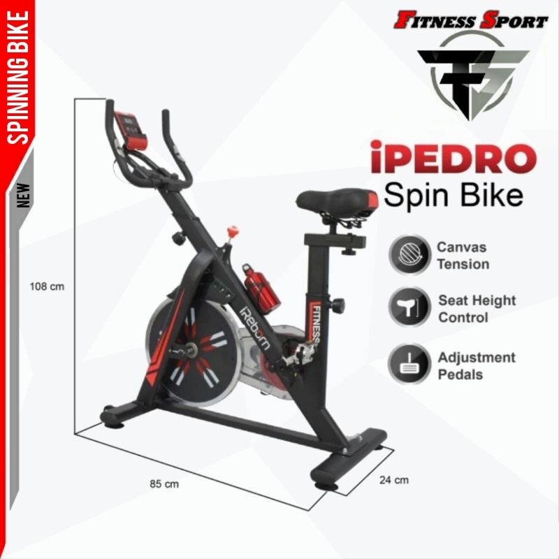 Jual Alat Fitness Sepeda Statis Spin Bike Pedro | Shopee Indonesia