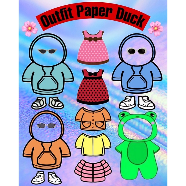 Jual [TERBARU] AKSESORIS & PERALATAN LENGKAP PAPER DUCK VIRAL ANTI AIR ...