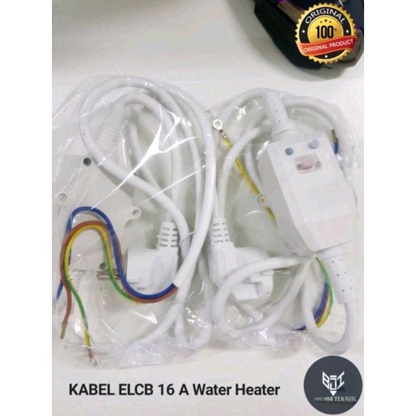 Jual KABEL ELCB 16 A Water Heater Listrik - Ariston | Shopee Indonesia