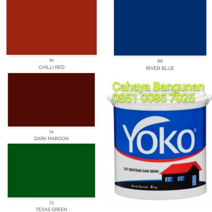 Jual Avian Yoko Roof Cat Genteng Seng Grc Asbes Lapangan Kaleng Galon ...