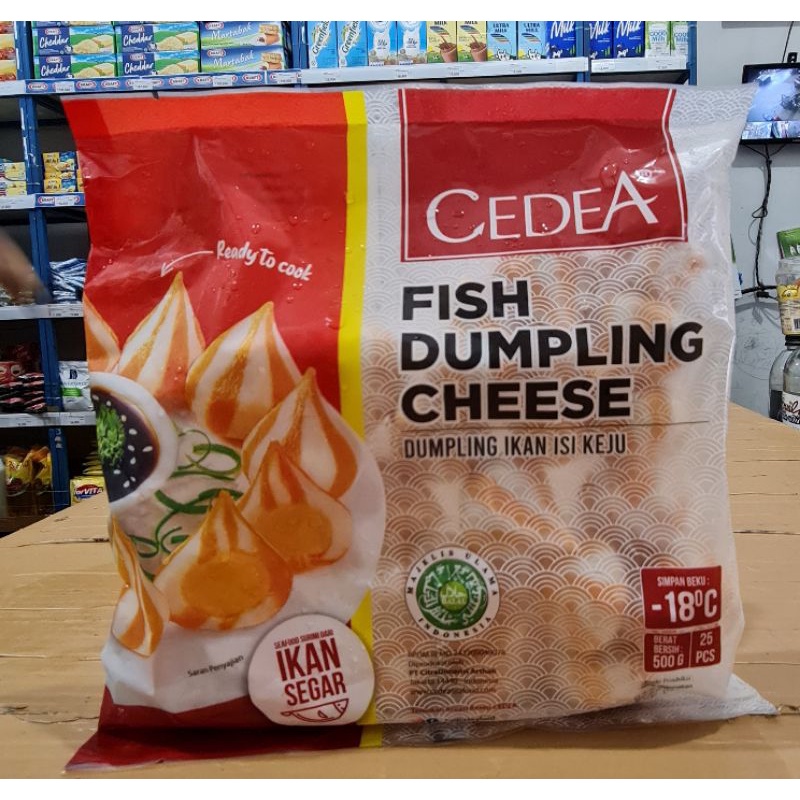 Jual 500g Cidea Fish Dumpling Cheese/Dumpling Ikan Isi Keju Cedea ...