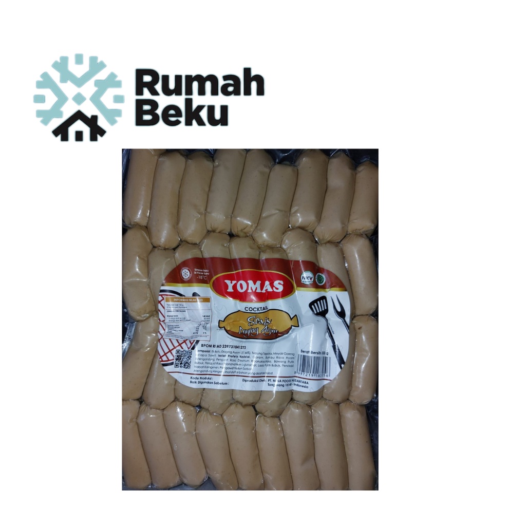 Jual Yomas Sosis Ayam Cocktail 500gr | Shopee Indonesia