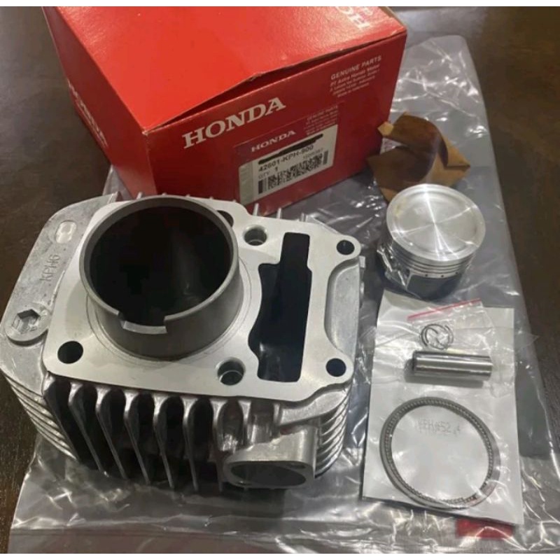 Jual blok seher assy KPH supra x 125 kharisma komplit piston ring dan pen cylinder head karisma ...
