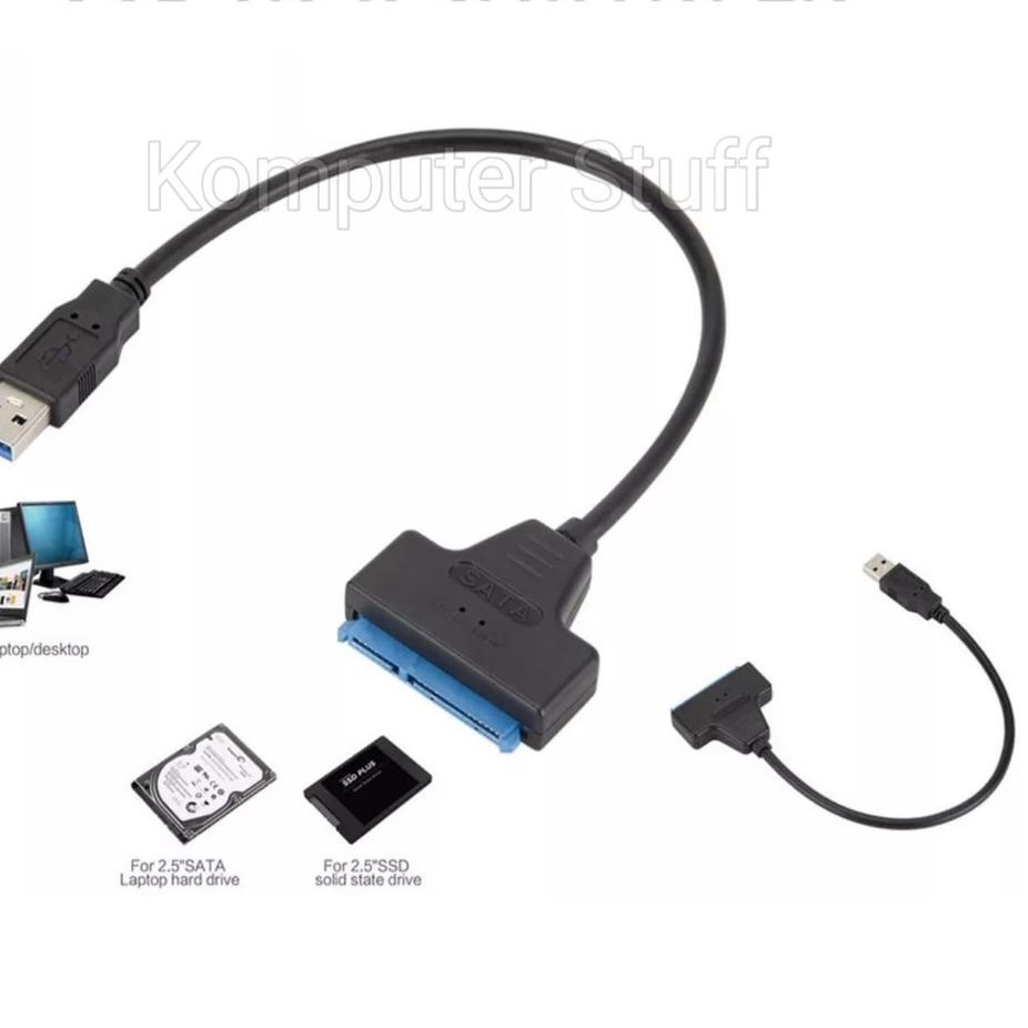 Jual Harga Oke--Kabel Konektor SATA to USB 3.0 HDD SSD Adapter 2.5 inch ...