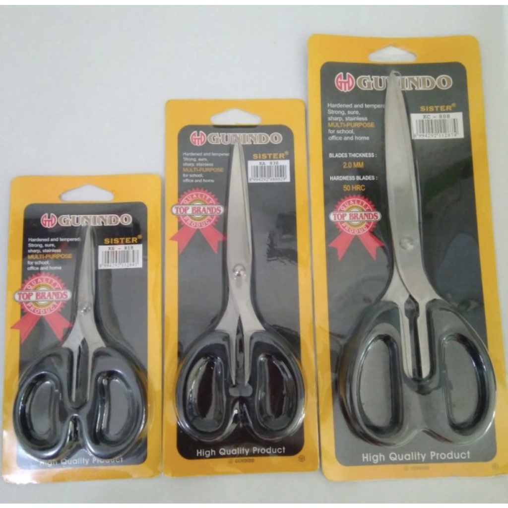 Jual Gunting GUNINDO - ukuran besar / sedang / kecil | Shopee Indonesia