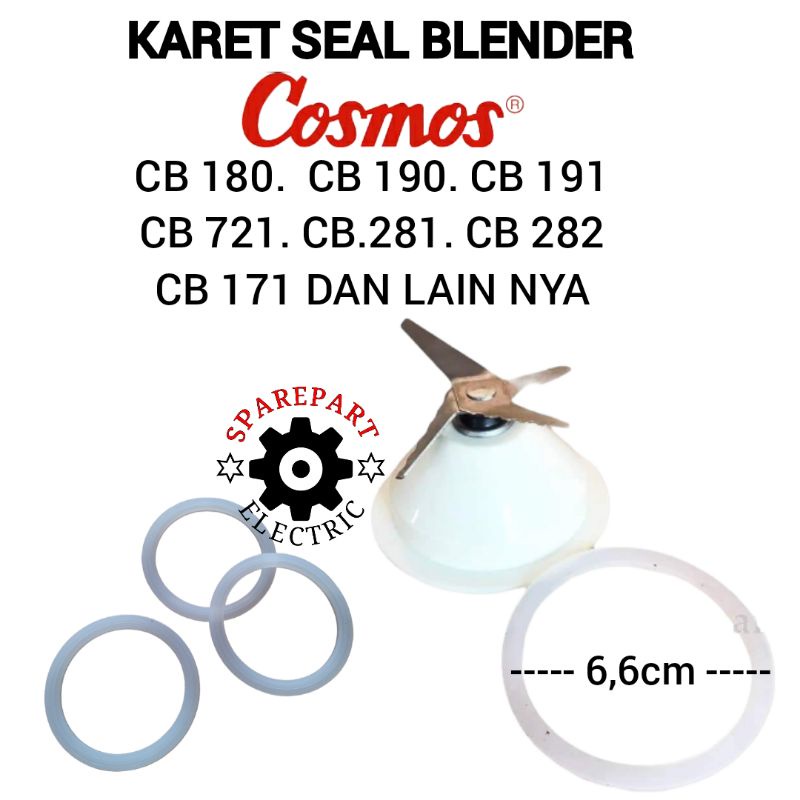 Jual KARET SEAL ANTI BOCOR BLENDER COSMOS TRINITY CB 18 282 190 191 171 DLL | Shopee Indonesia