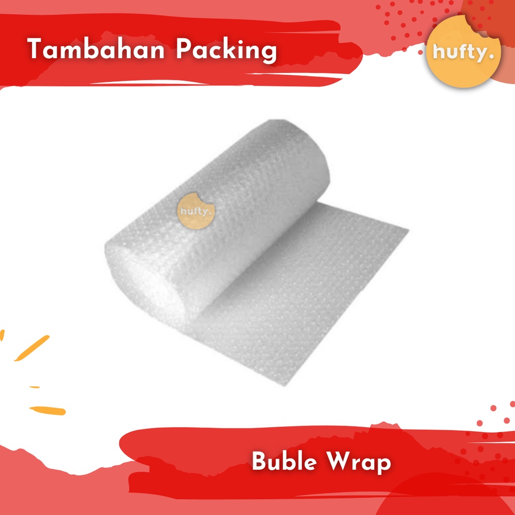 Jual Tambahan Packaging Bubble Wrap Hufty Snack | Shopee Indonesia
