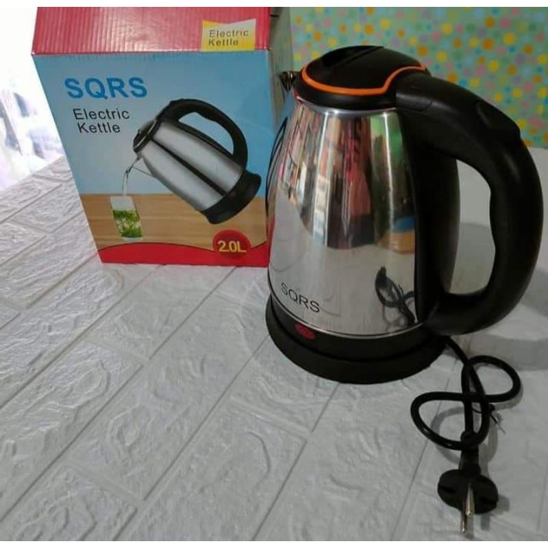 Jual Teko Listrik Otomatis Stainless Steel SQRS 2 Liter | Shopee Indonesia