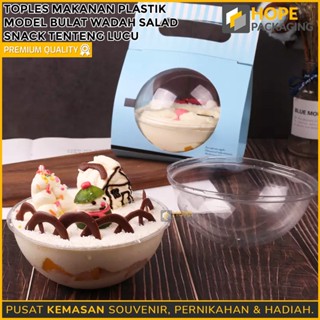 Jual Mika Bola Duduk / Dessert Bowl/ Round Ball / Cup Pudding / Box ...