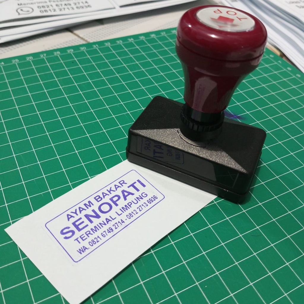 Jual Stempel Warna,stempel otomatis,stempel flash,desain custom ...