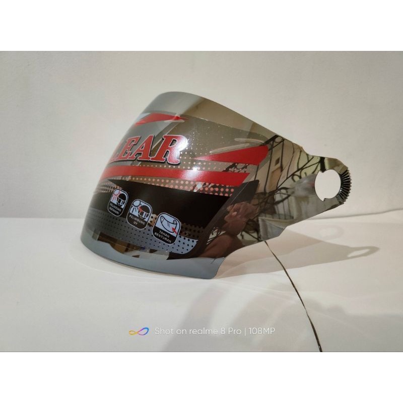 Jual kaca helm hadiah motor Honda TRX STANDAR pelangi silver smoke ...